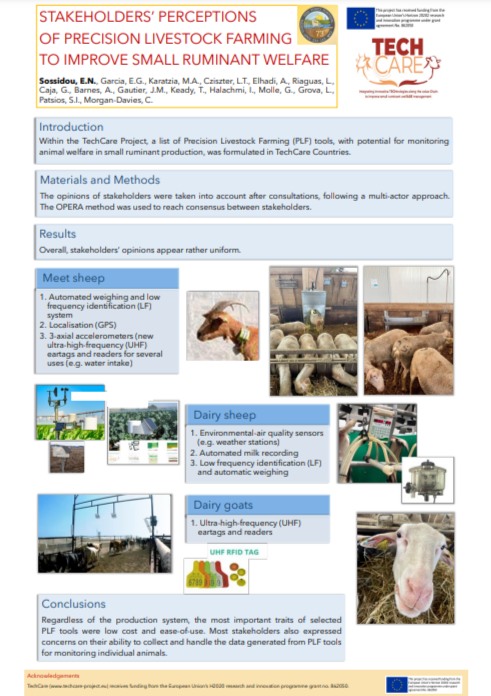 TechCare best poster at 73rd EAAP Annual Meeting! – TechCare Project