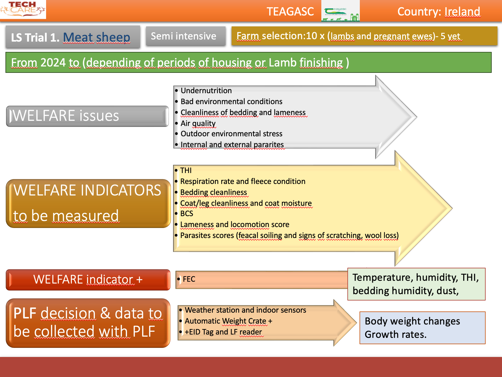 Large scale studies – TechCare Project